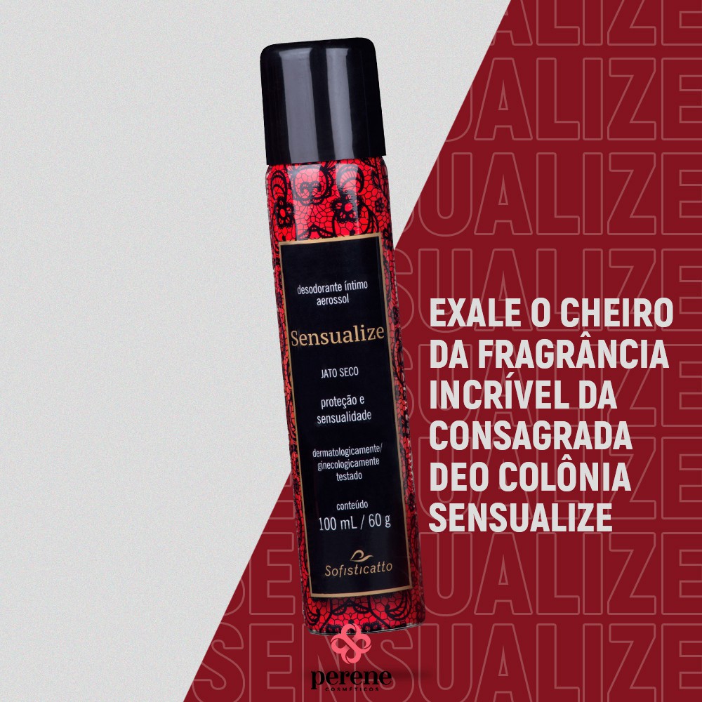 Desodorante Íntimo Sensualize - Sofisticatto - Perene Cosméticos