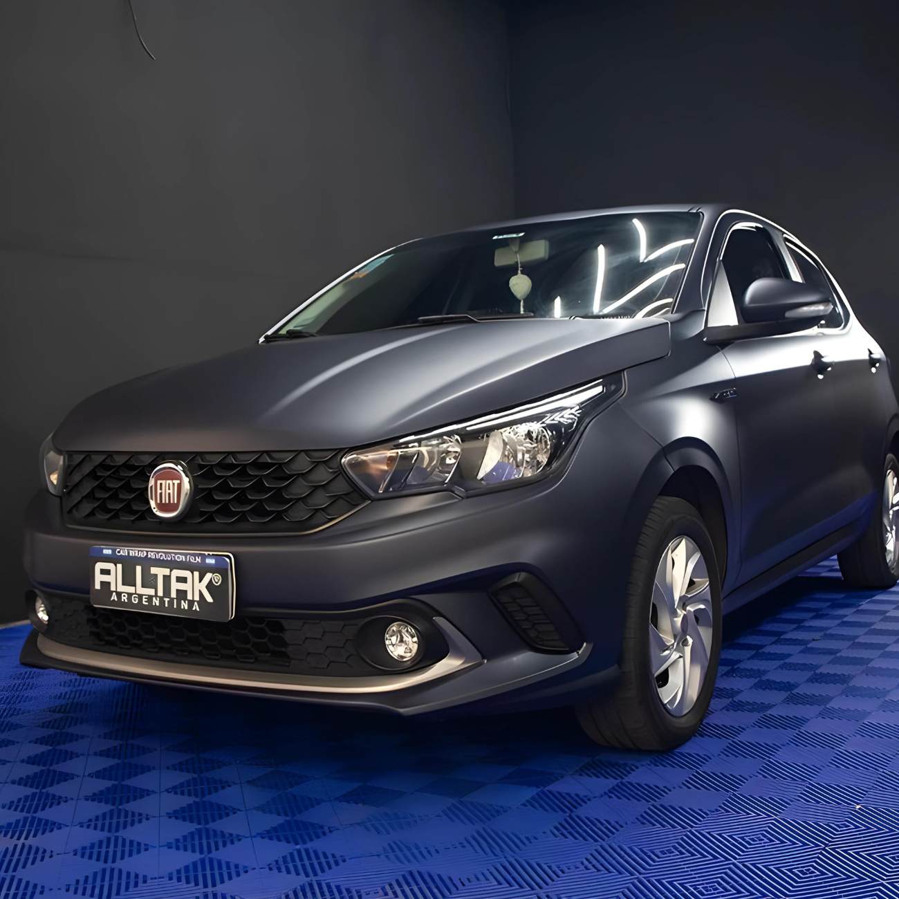 Adesivo Alltak Satin Gotham Blue Metallic - BW Adesivos