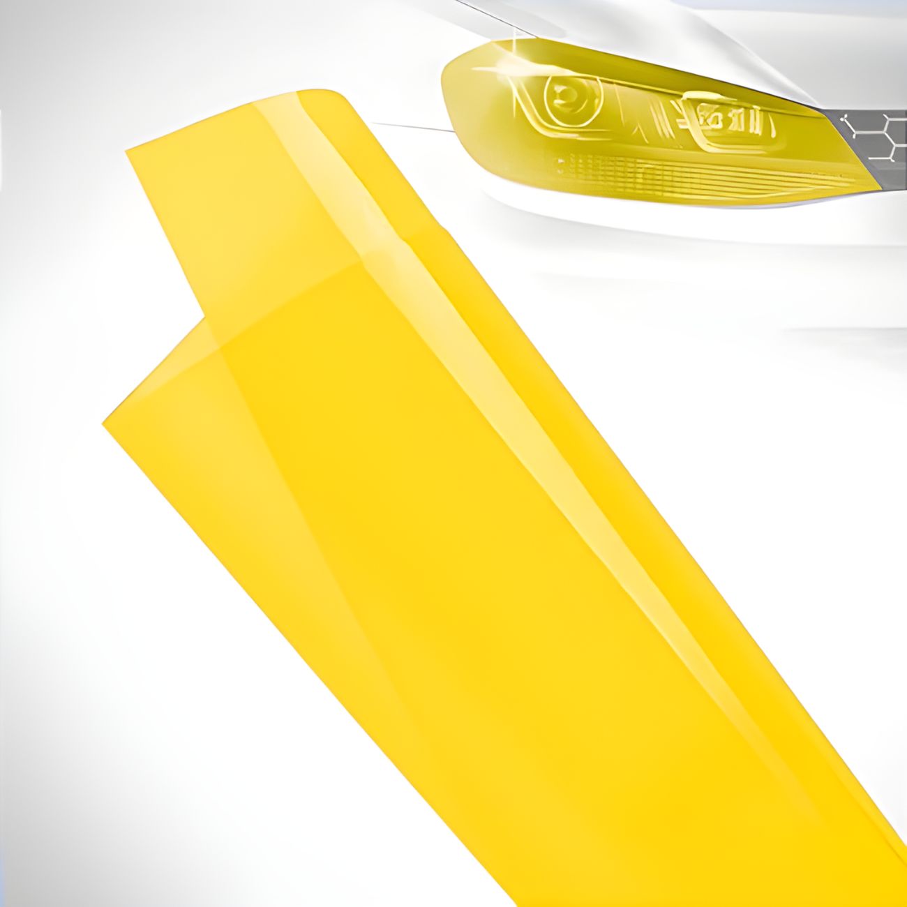 Pelicula Adesivo Vinil Antirisco Lanterna Farol Amarelo Claro Brilho ...