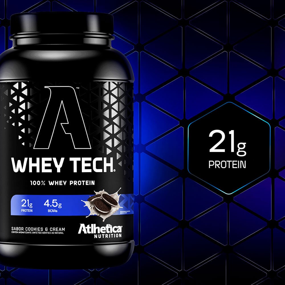 Whey Tech (900g) -Atlhetica Nutrition - Loja Pro Fitness