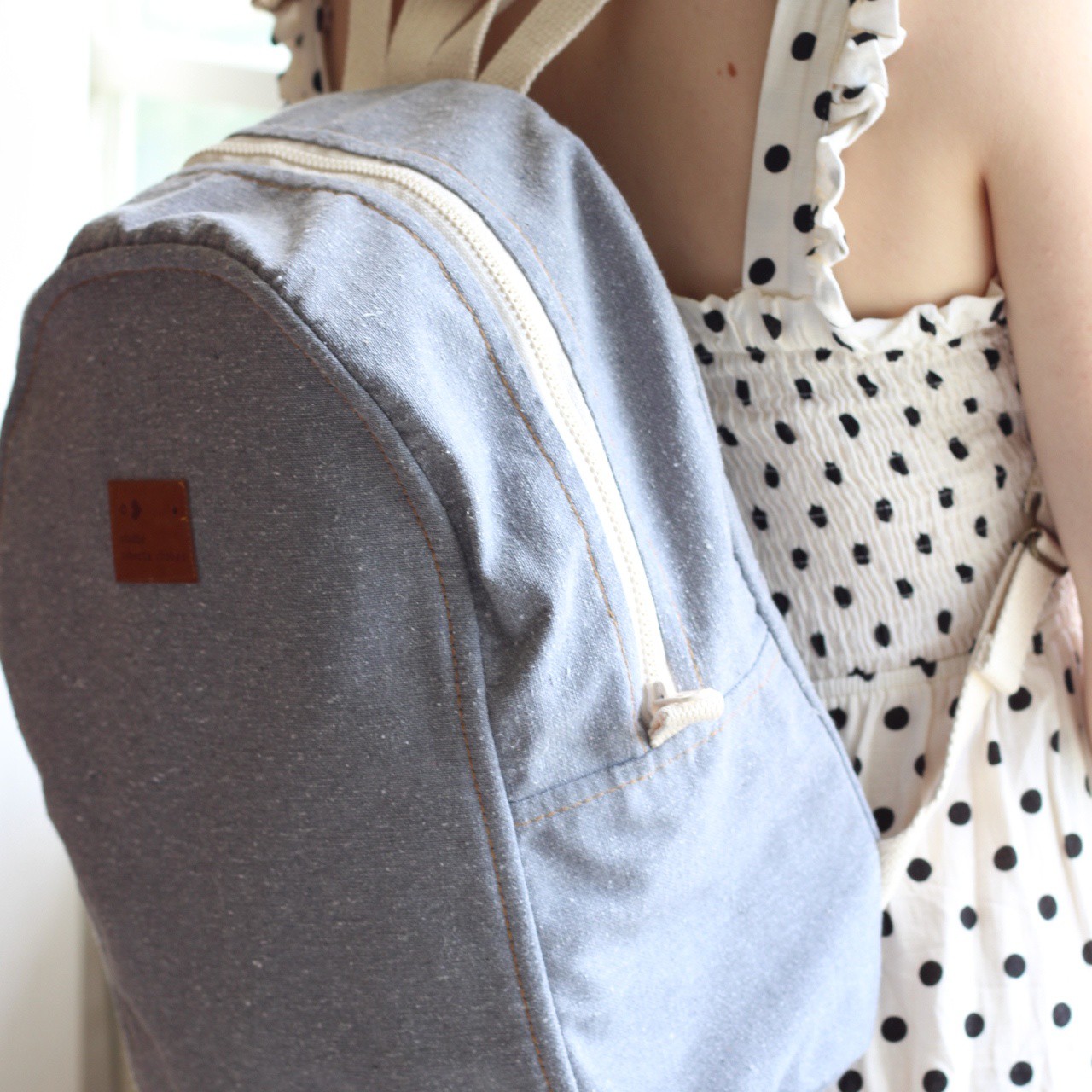 MOCHILA ECOLISO PORTO BELO AZUL - Studio Roberta Chaves