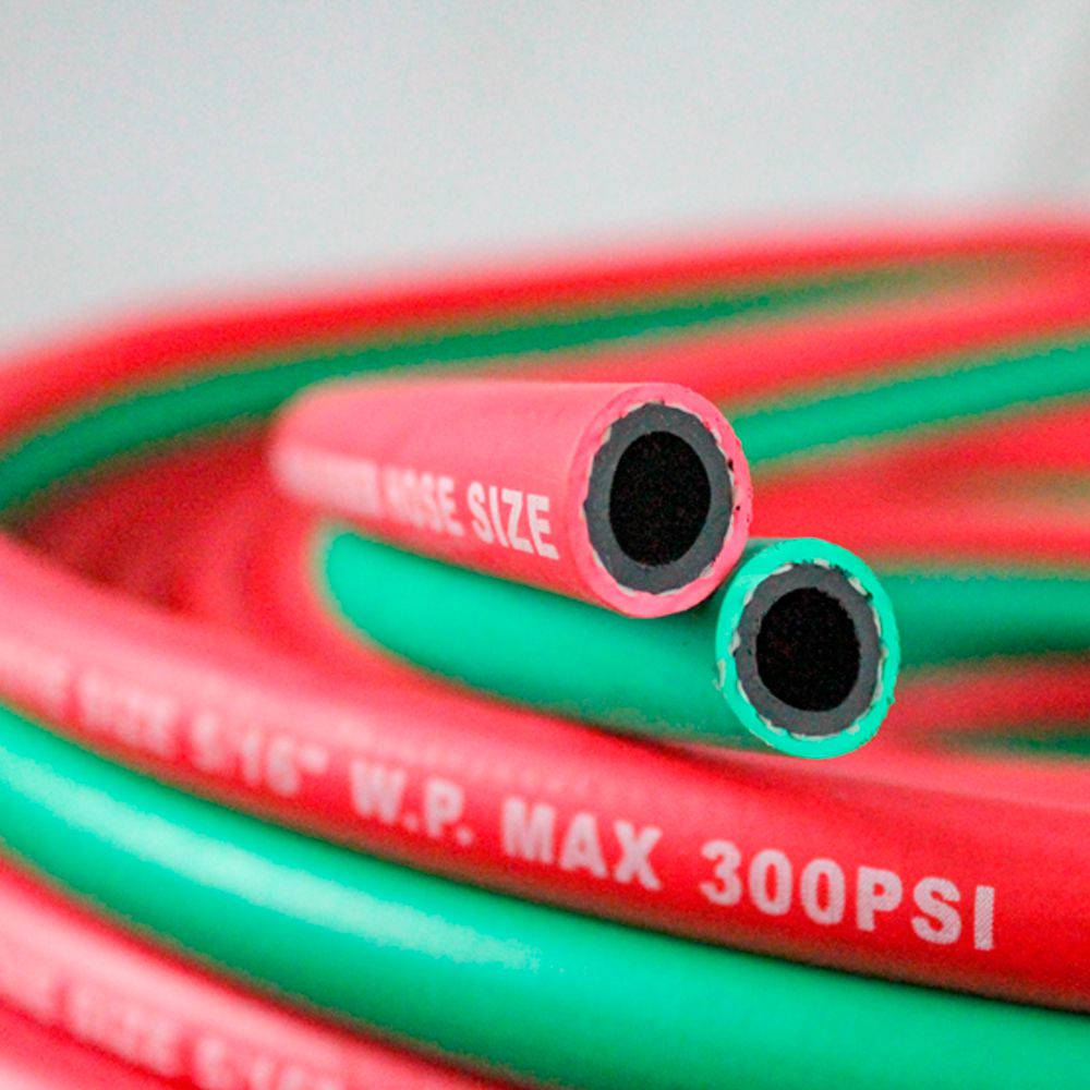 Mangueira Solda Dupla Acetileno/Oxigênio 5/16 pol Menco 40m - Casa das Correias e Borrachas ...