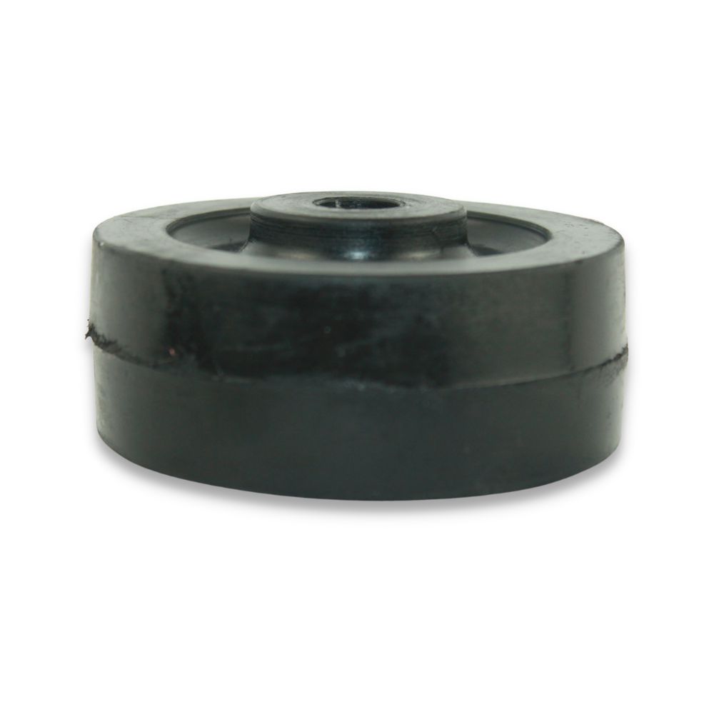 Roda 414 (4pol) em Borracha Maciça para Rodizio - Casa das Correias e ...