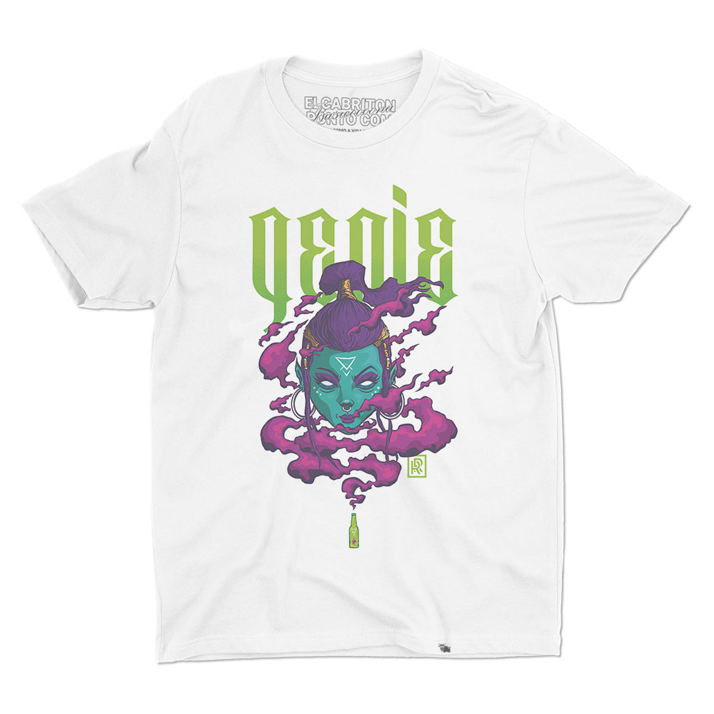 Genie de Renato Rique - Camiseta Basicona Unissex - El Cabriton ...