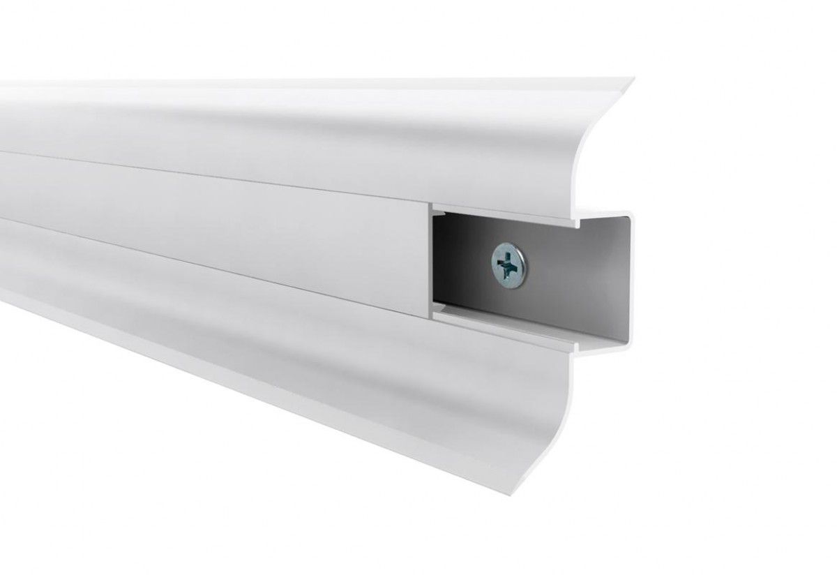 Rodapé Premium PVC 7cm - Barra de 2,40 metros - CasaT