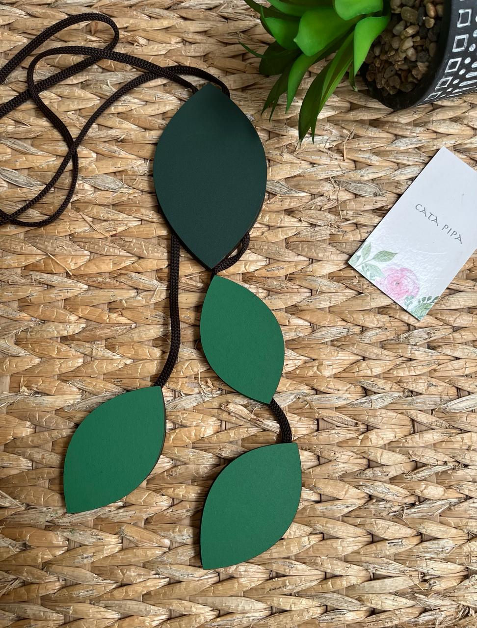 Colar Folha Mdf - Cata Pipa