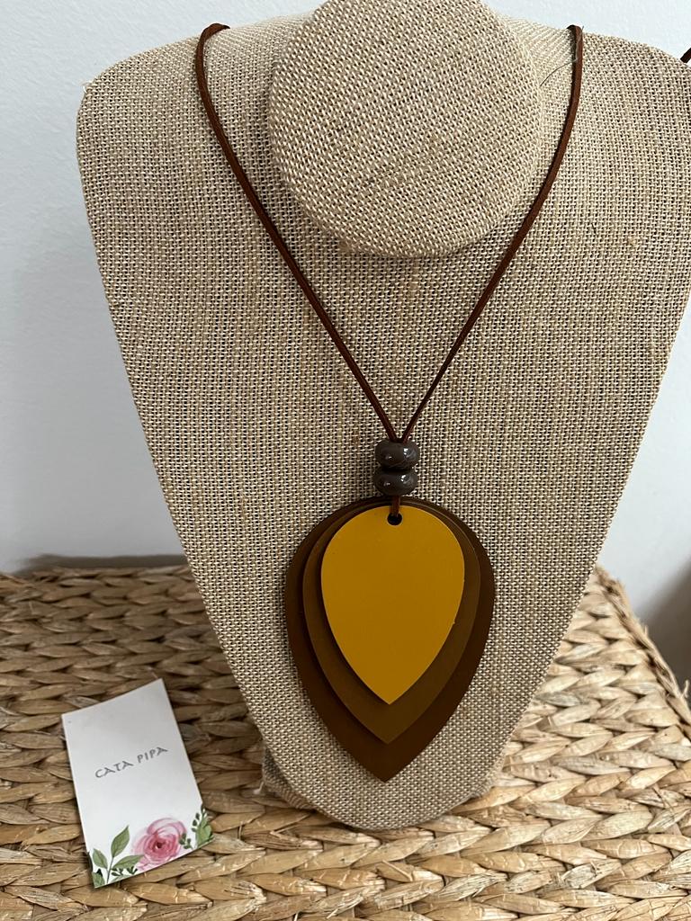 Colar Folha Mdf - Cata Pipa