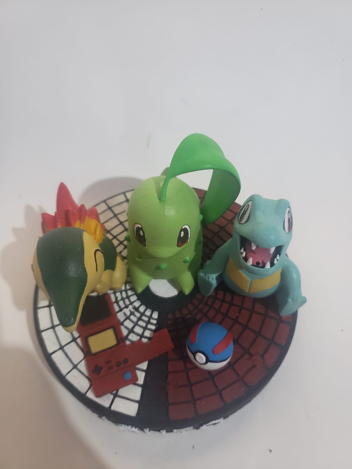 Pokemons iniciais Johto / Cyndaquil, Chikorita e Totodile - Print3D