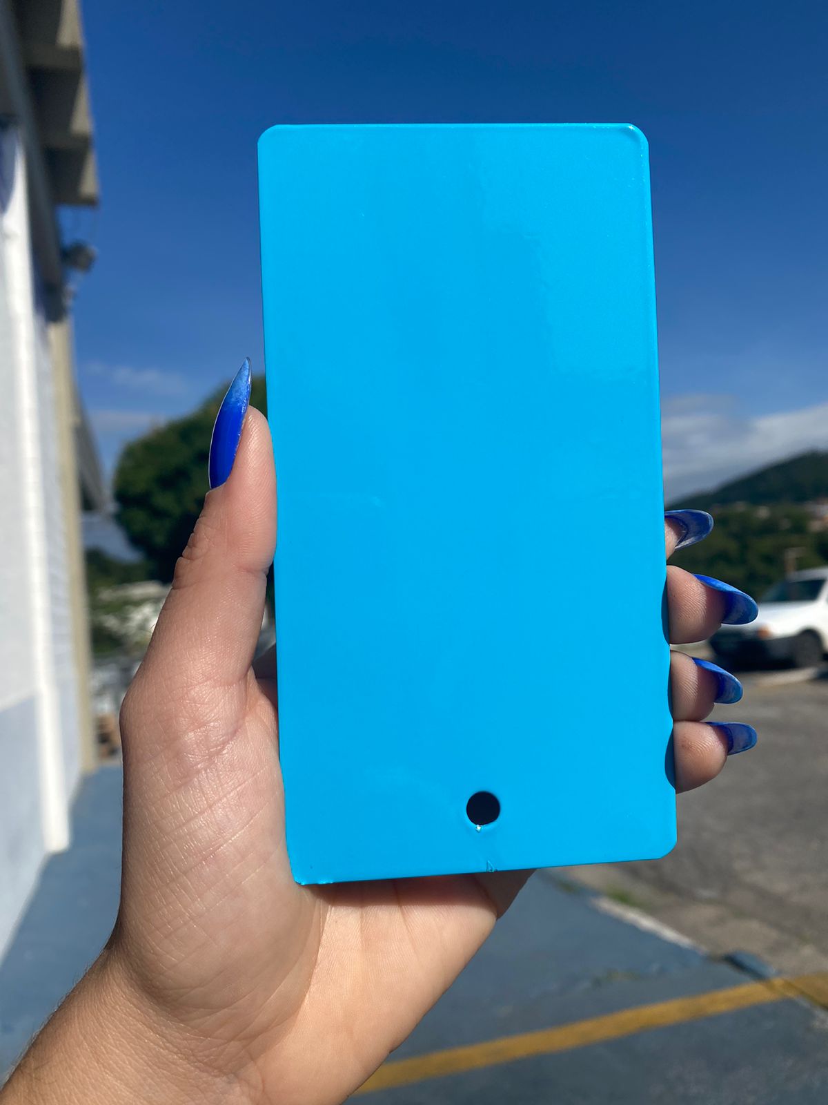 Tinta Eletrostática em Pó Azul Mistral - INaT - Loja de Tinta Eletrostática