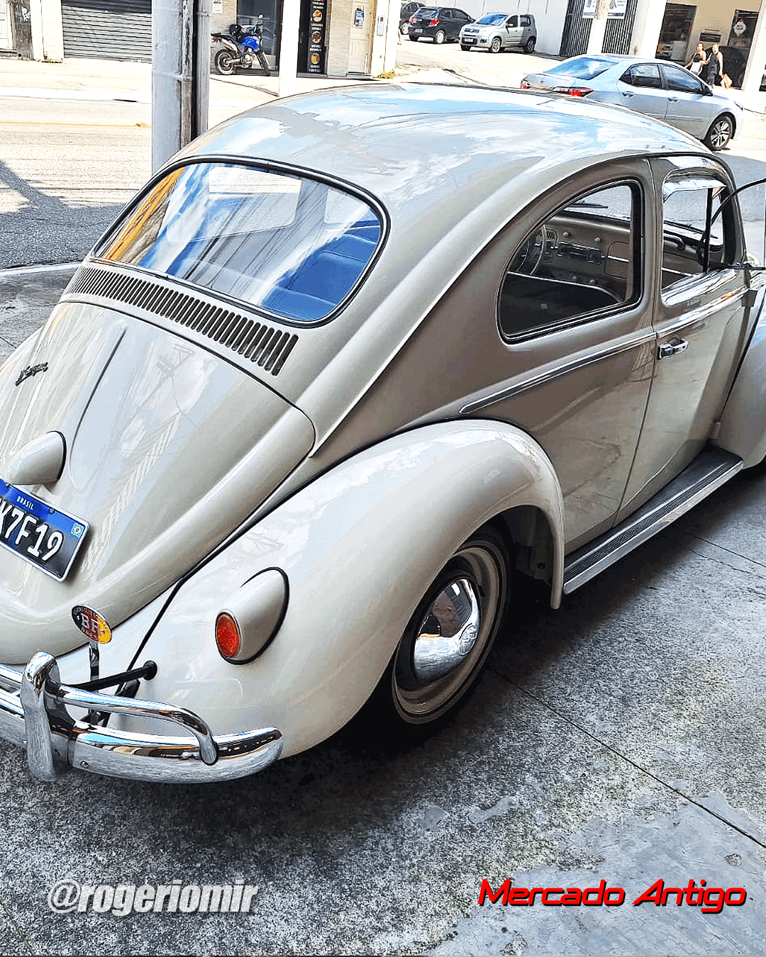 Fusca ano 1961, chassi alemão motor 1200 - Mercado Antigo Consultor ...