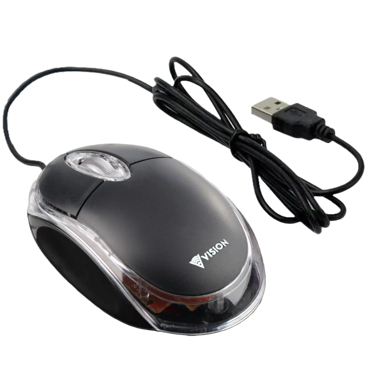 Mouse Optico USB Fio 125cm Sensibilidade 1000dpi Vision - Loja Ortsac
