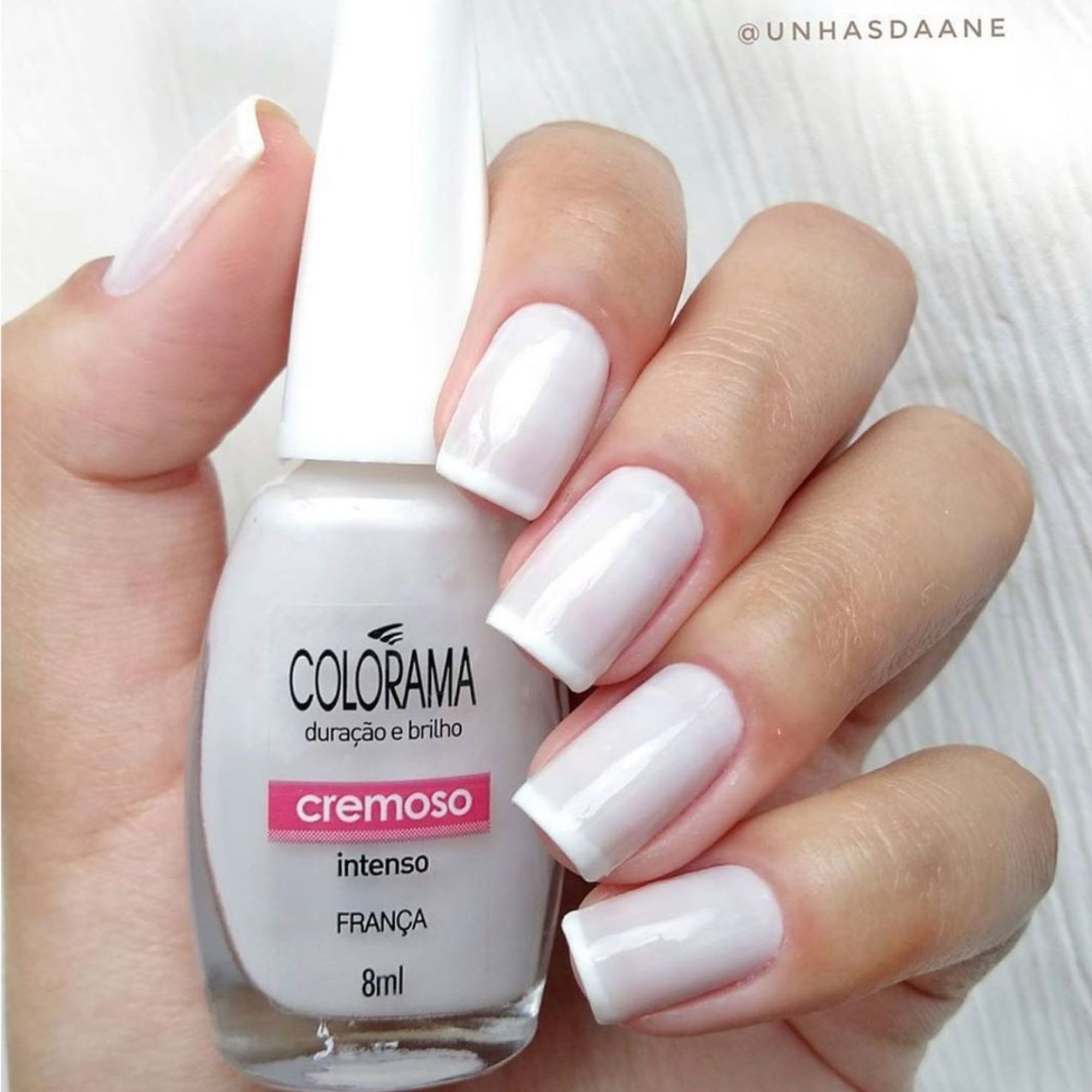 Esmalte Colorama França Branco Francesinha Cremoso 8ml - Gabeauty ...