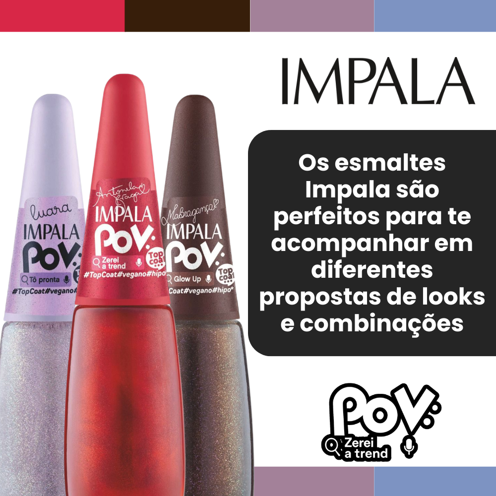 Esmalte Coleção POV MaBragança Cor Minha Vibe 7,5ml Impala - Gabeauty ...