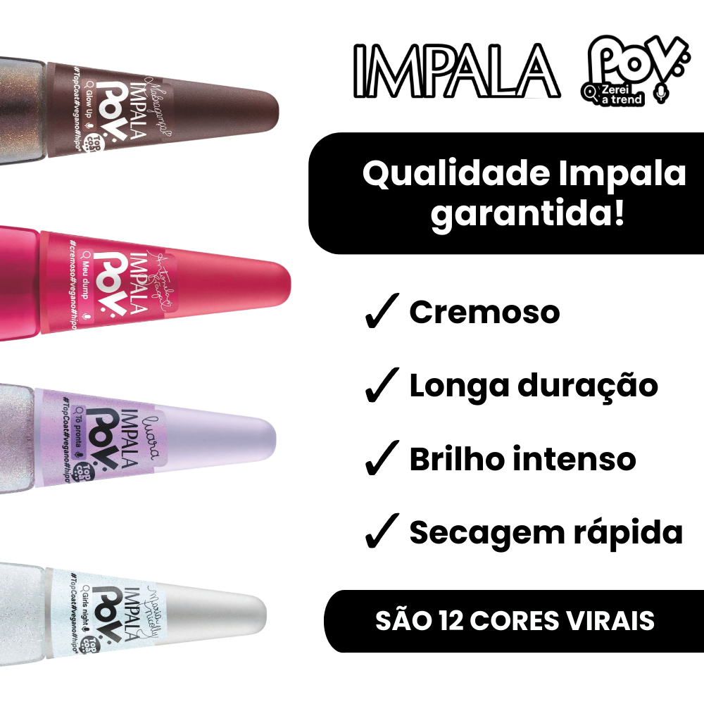 Esmalte Coleção POV MaBragança Cor Minha Vibe 7,5ml Impala - Gabeauty ...