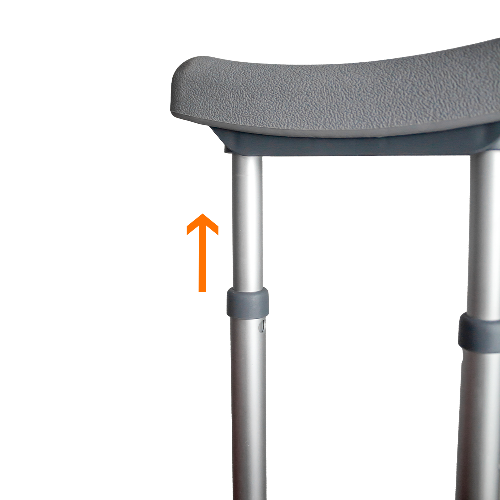 Muleta Axilar Ajustável 130kg Alumínio Hidrolight - Sunnypé - Sunnypé ...