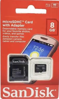 Cartão de memória SanDisk 8 gb - Gate21