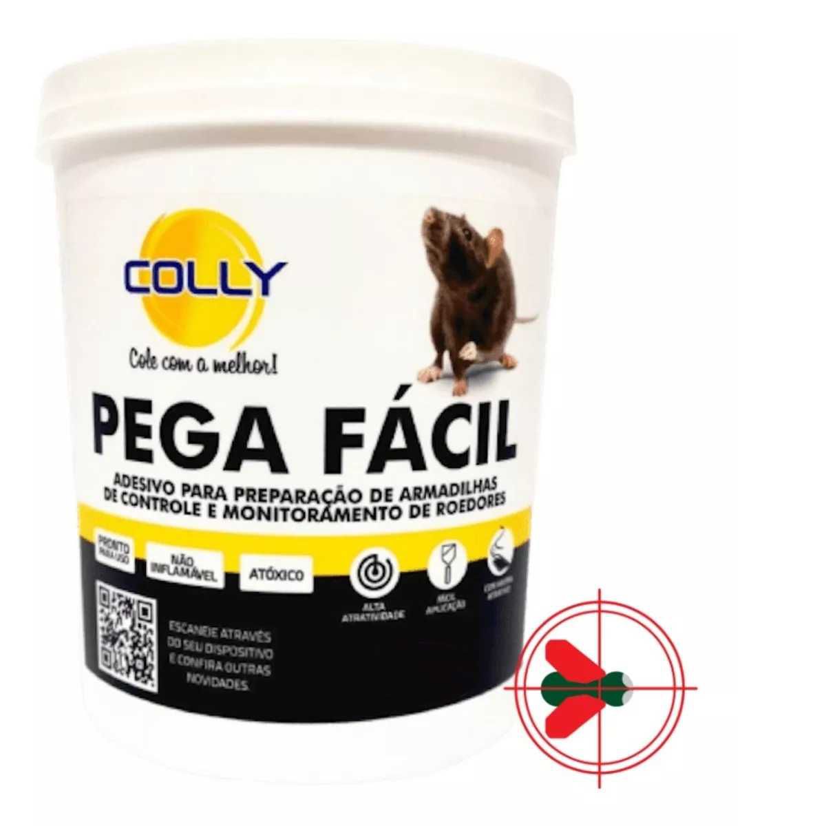 Cola Adesiva Pega Rato Colly Balde 1kg - Pestshop