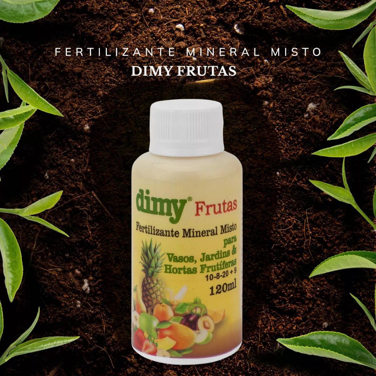Fertilizante Mineral Misto para Frutas (120ml) DIMY - Pestshop