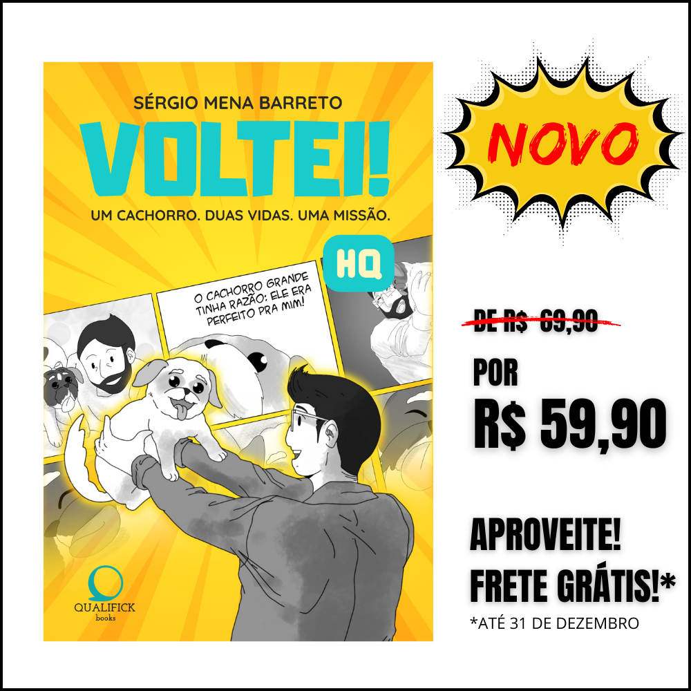 Livro Voltei! HQ - Qualifick Books
