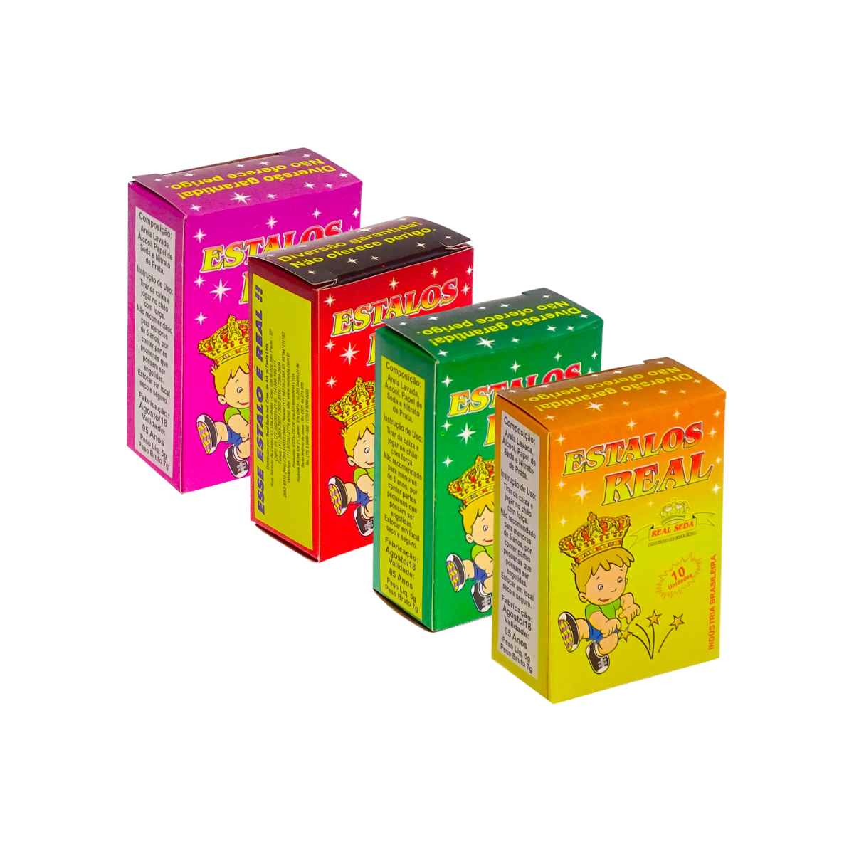 Kit 50cx Estalo Estalinho Biribinha Lembrancinha Festa - DHS SHOP ...