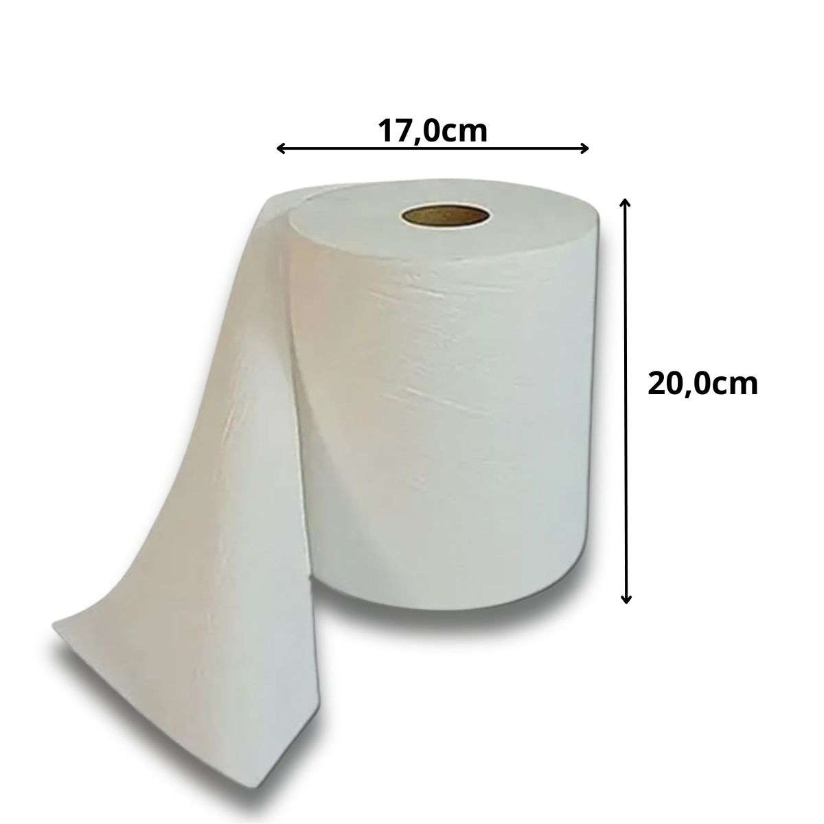Kit 12 Rolo Papel Toalha Secar Mãos Banheiro Branco Europel - DHS SHOP ...