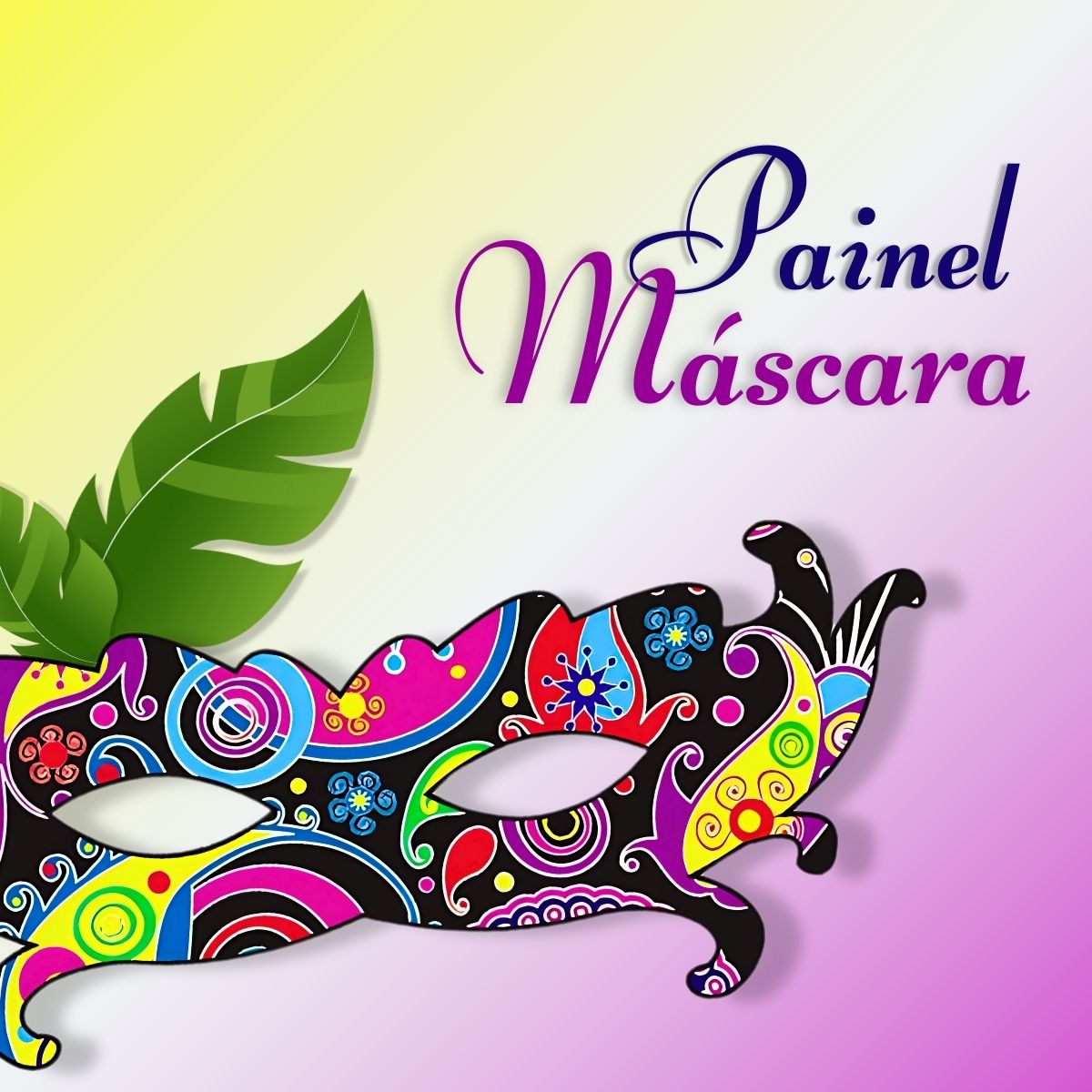 02 Enfeite Mural Carnaval Máscara Grande Decoração Festa - DHS SHOP ...