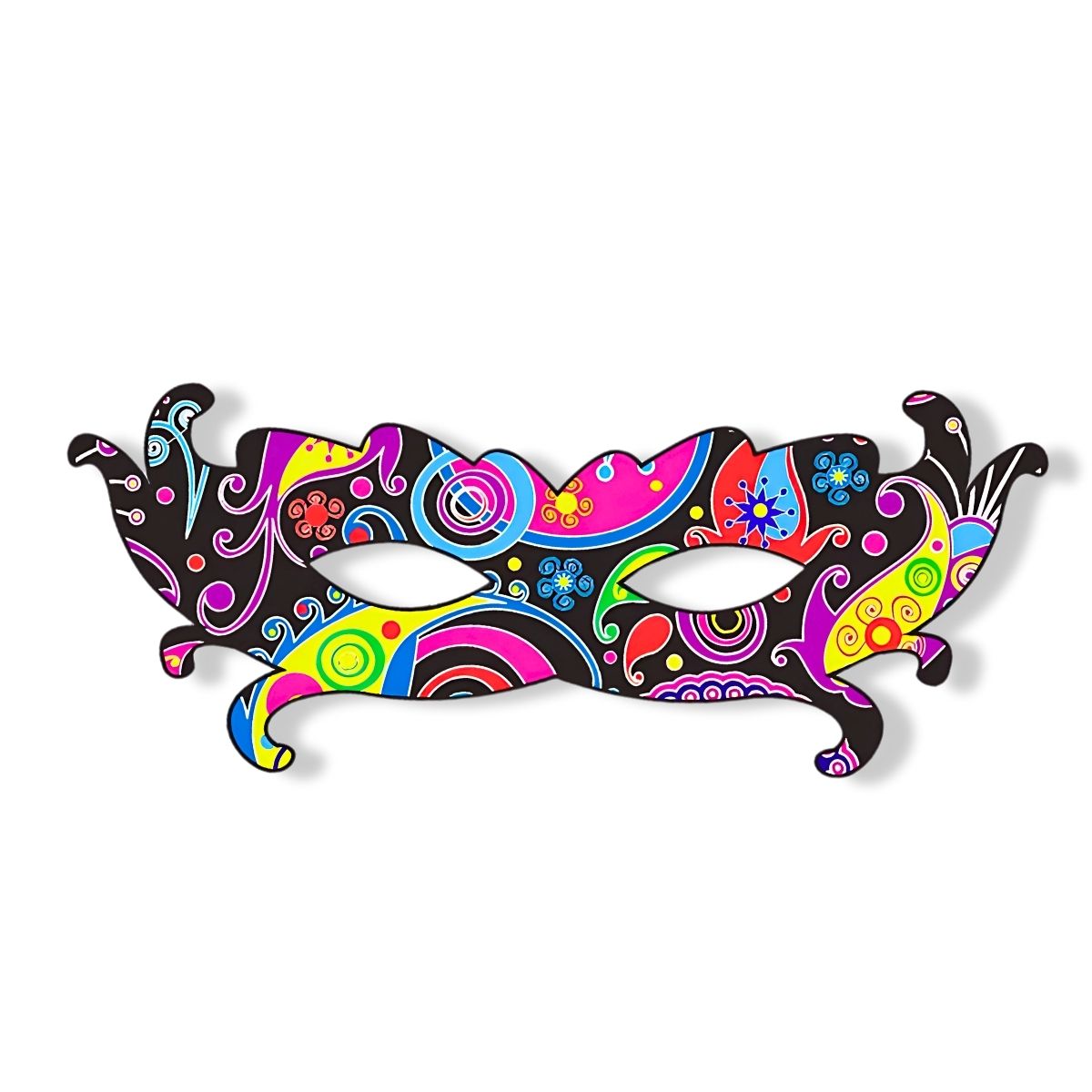 02 Enfeite Mural Carnaval Máscara Grande Decoração Festa - DHS SHOP ...