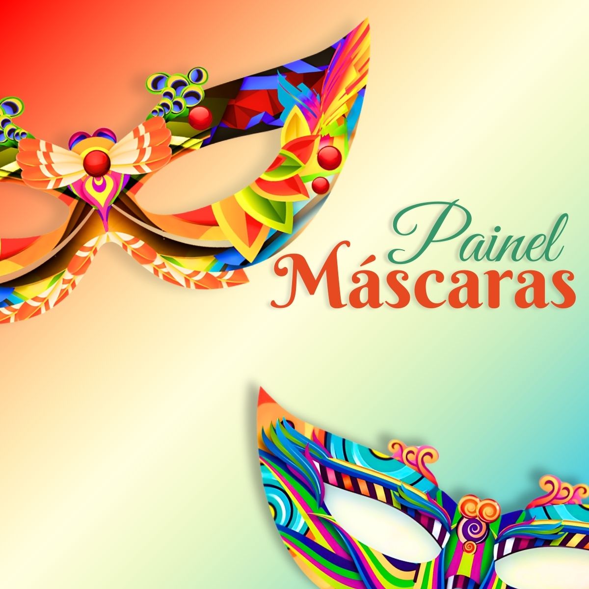 01 Enfeite Mural Carnaval Máscara Grande Montável Decoração - DHS SHOP ...
