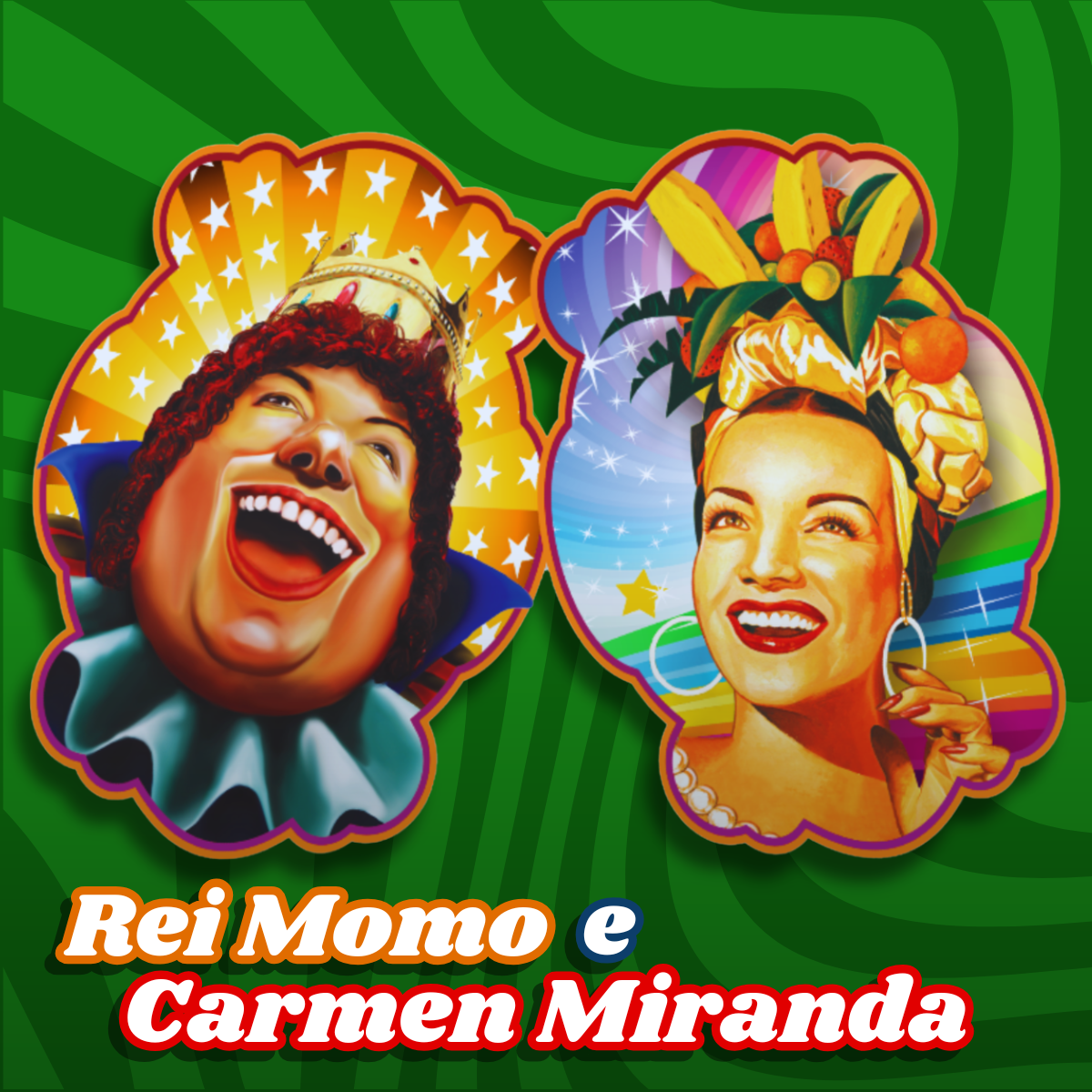 02 Enfeite Mural Festa Carnaval Rei Momo e Carmem Miranda - DHS SHOP ...