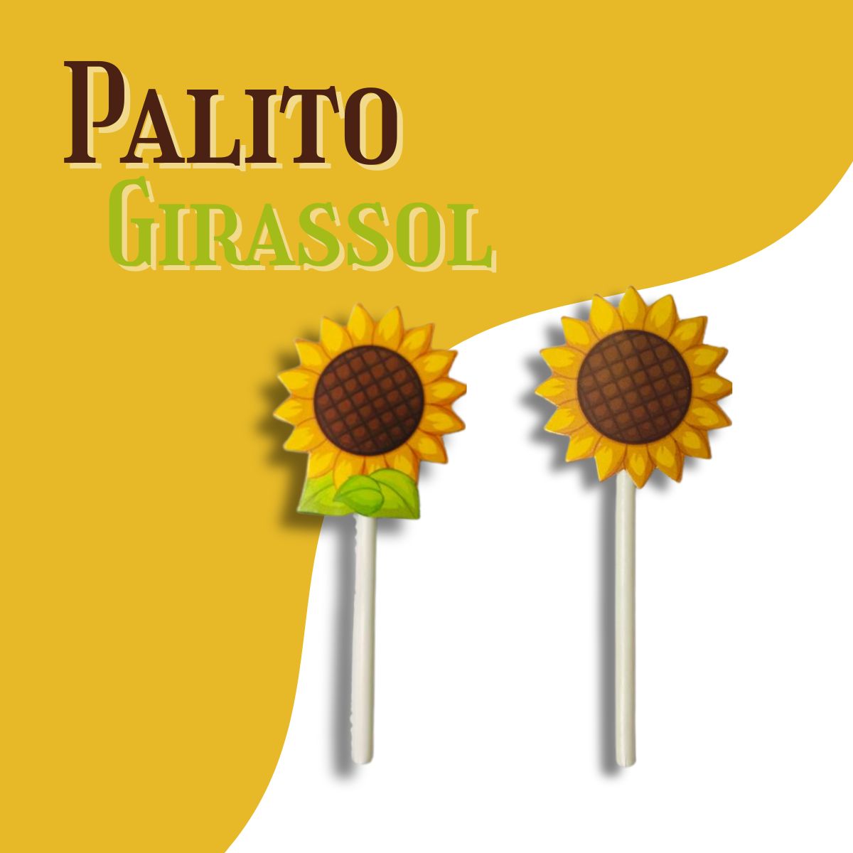 30 Palito Espeto Girassol Enfeite Festa Junina Topo de Bolo - DHS SHOP ...