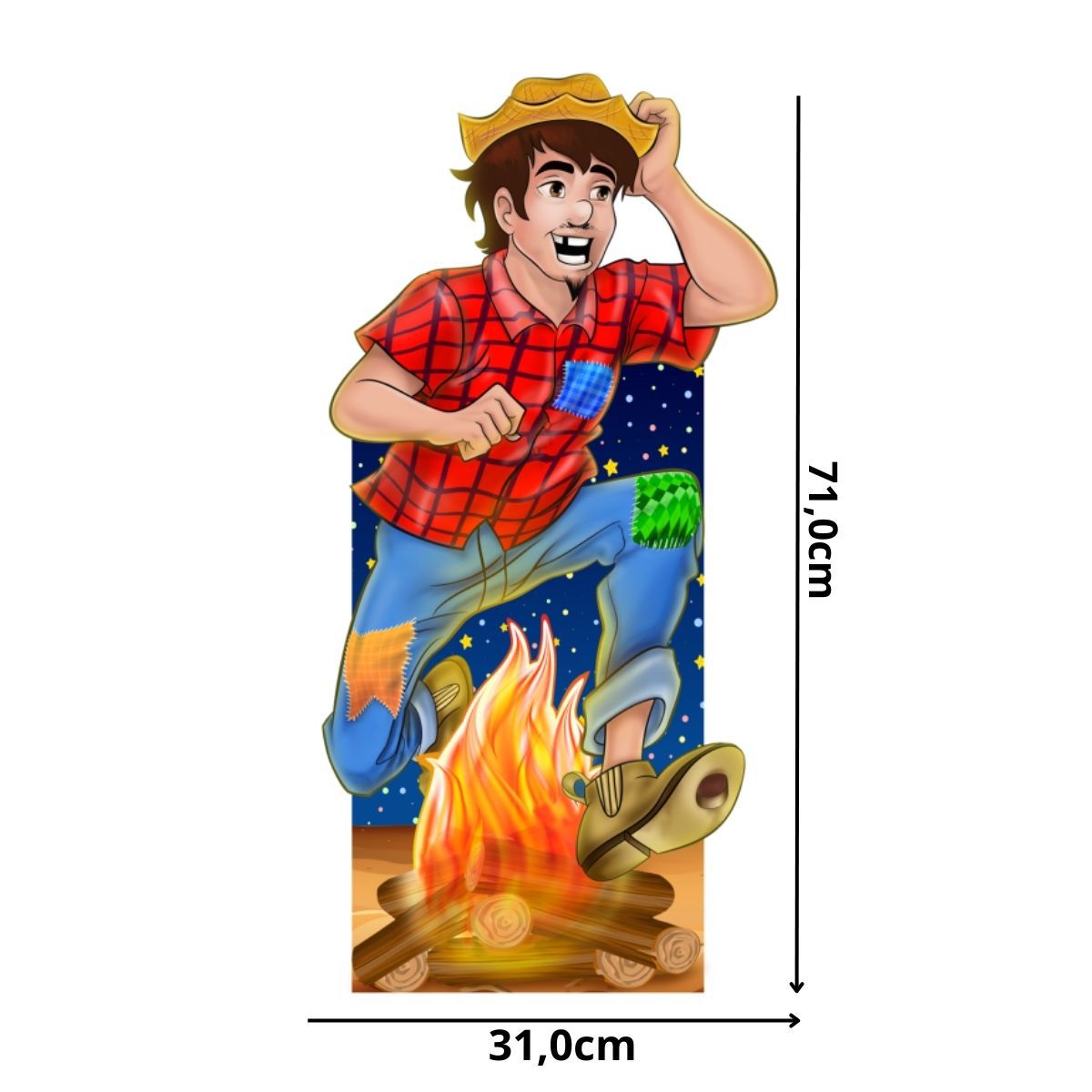 Painel Homem Caipira Mural Parede São João Festa Junina - DHS SHOP ...