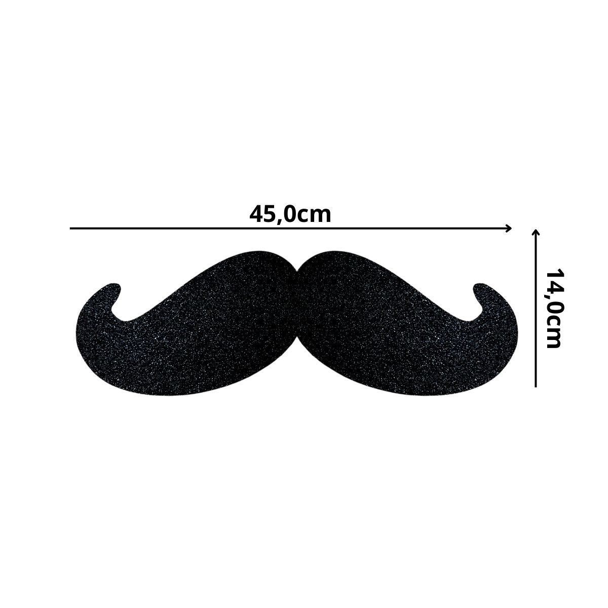 01 Bigode Enfeite Decoração Dia dos Pais Mural Painel 45cm - DHS SHOP ...