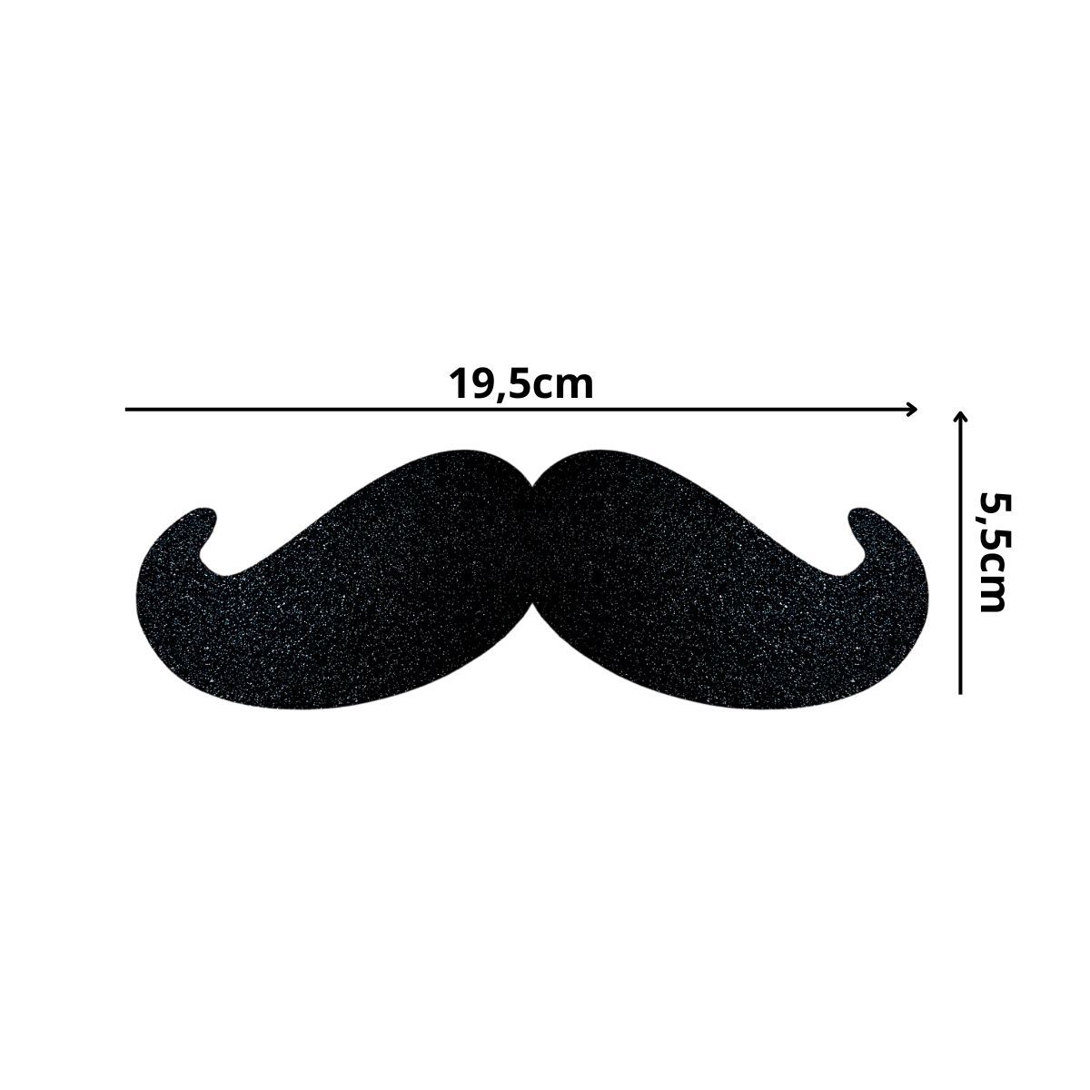 Kit 30 Enfeite Bigode Mural Painel 19,5cm Dia dos Pais - DHS SHOP ...