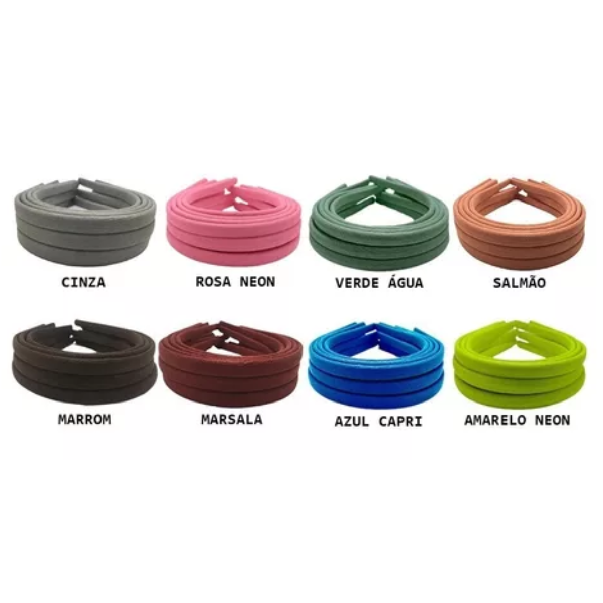 120 Tiara Encapada Montagem Colorida 10mm 1cm - DHS SHOP - Site Oficial