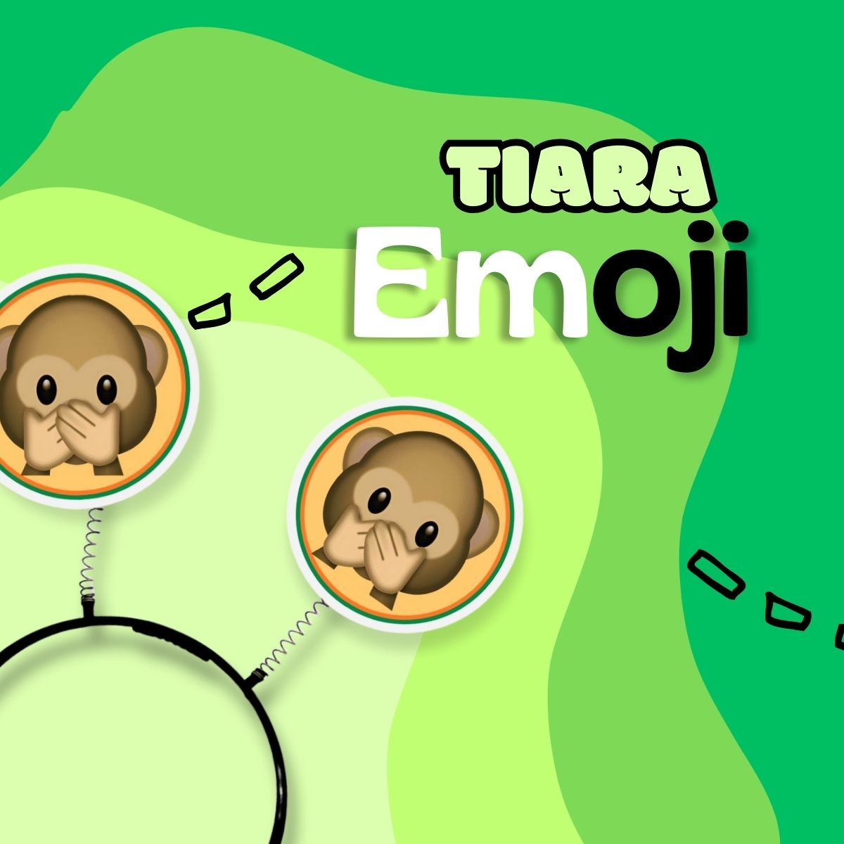 30 Tiara Carnaval Aniversário Zap Emoji Decoração Fantasia - DHS SHOP ...