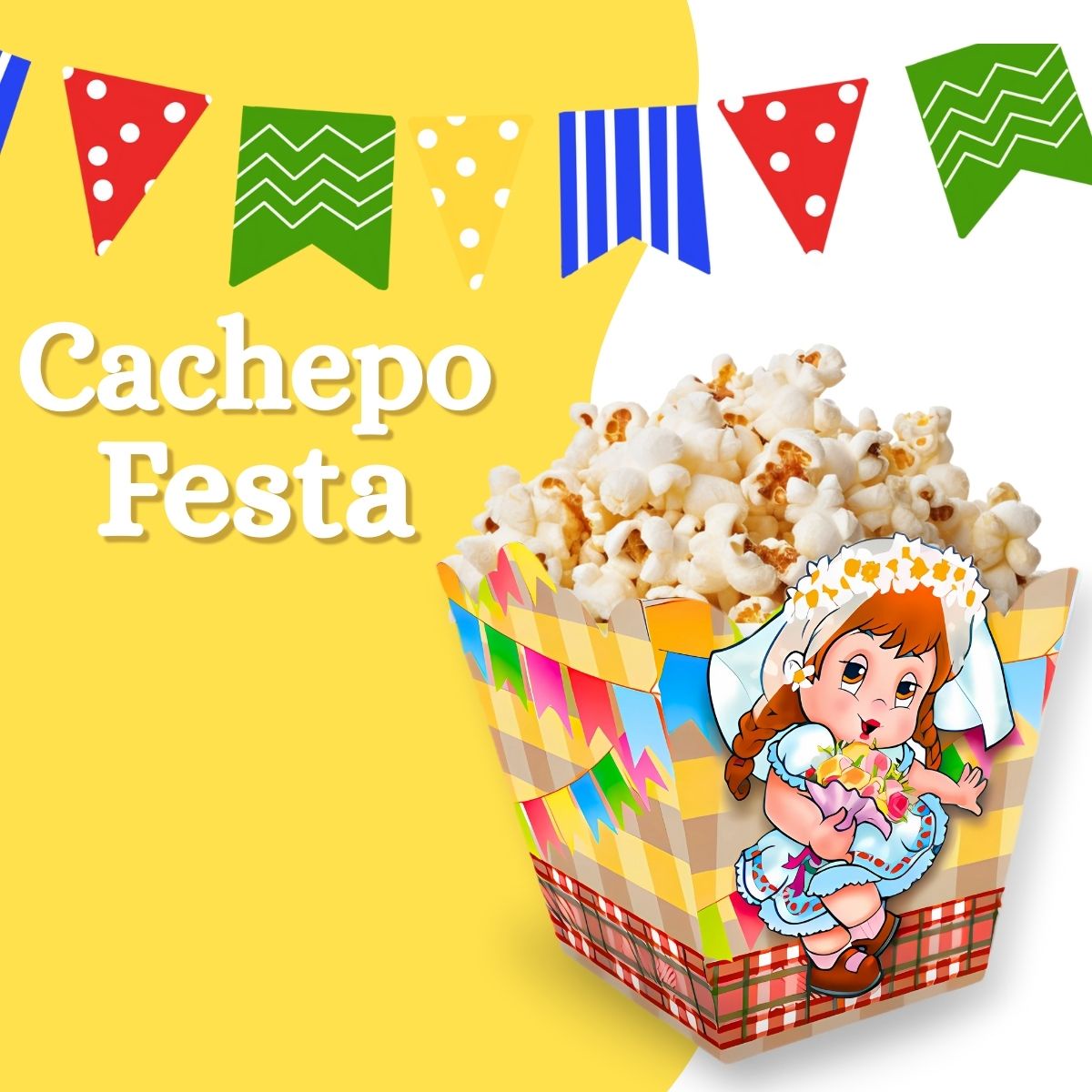 Kit 30 Cachepot Festa Junina Enfeite Mesa Decoração Doces - DHS SHOP ...
