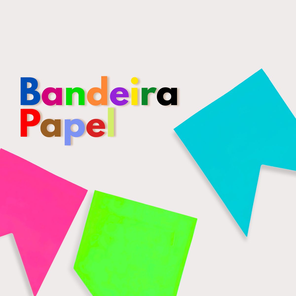 Kit 03 Bandeira Bandeirinha Festa Junina Colorida Papel 20m - DHS SHOP ...