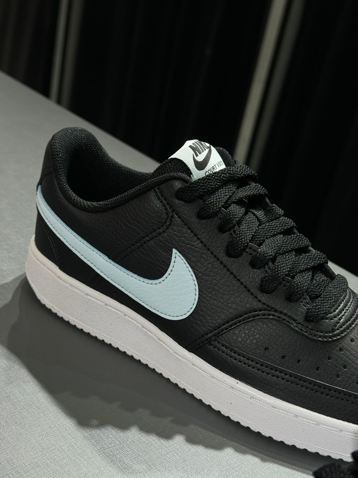 TÊNIS NIKE COURT VISION LOW DH2987-006 BLK/BLU - Granfino Store | Seu ...
