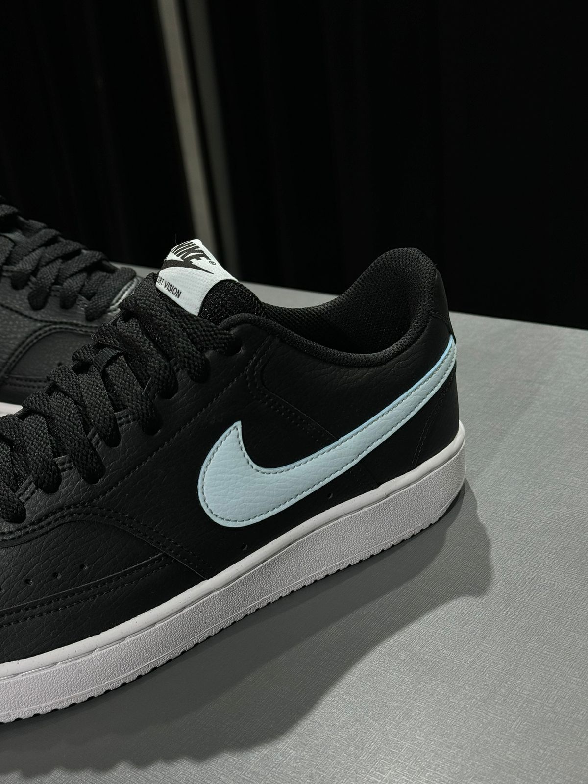 TÊNIS NIKE COURT VISION LOW DH2987-006 BLK/BLU - Granfino Store | Seu ...