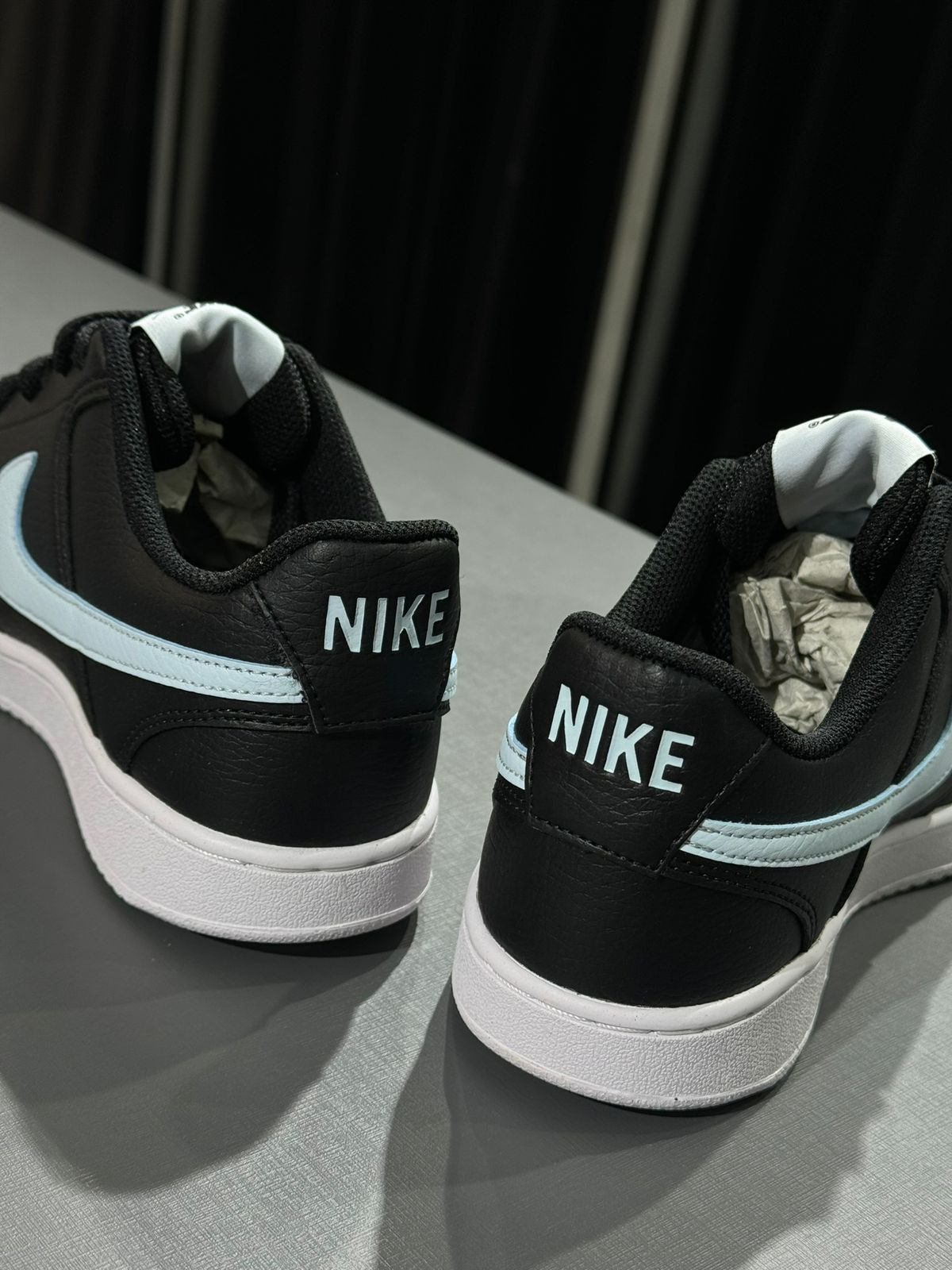 TÊNIS NIKE COURT VISION LOW DH2987-006 BLK/BLU - Granfino Store | Seu ...