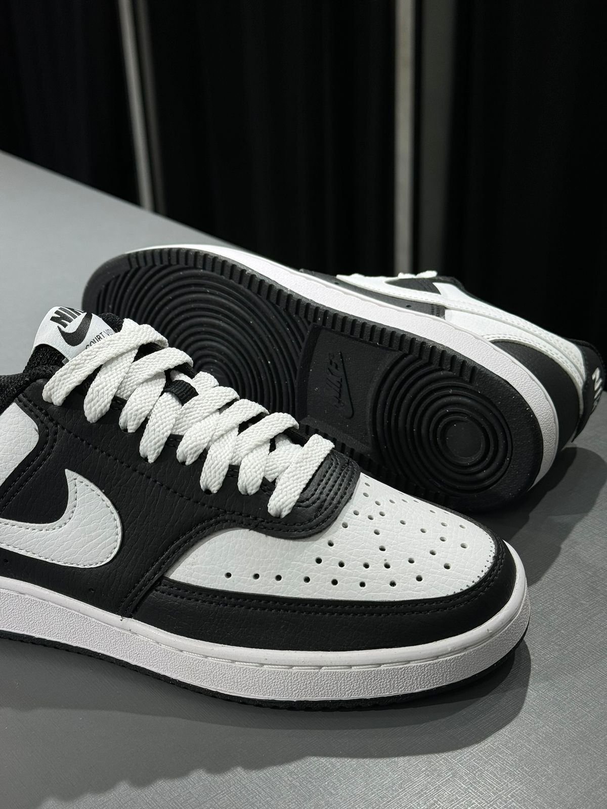 Tênis Nike Court Vision Low Blk/Wht Panda - Granfino Store | Seu estilo ...