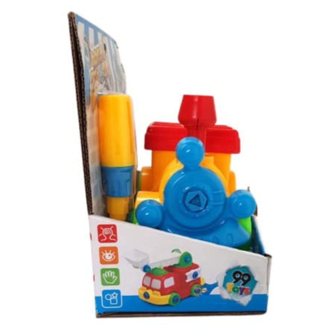 TREM MONTA E DESMONTA REF:TOYS 190245 - Washington Presentes