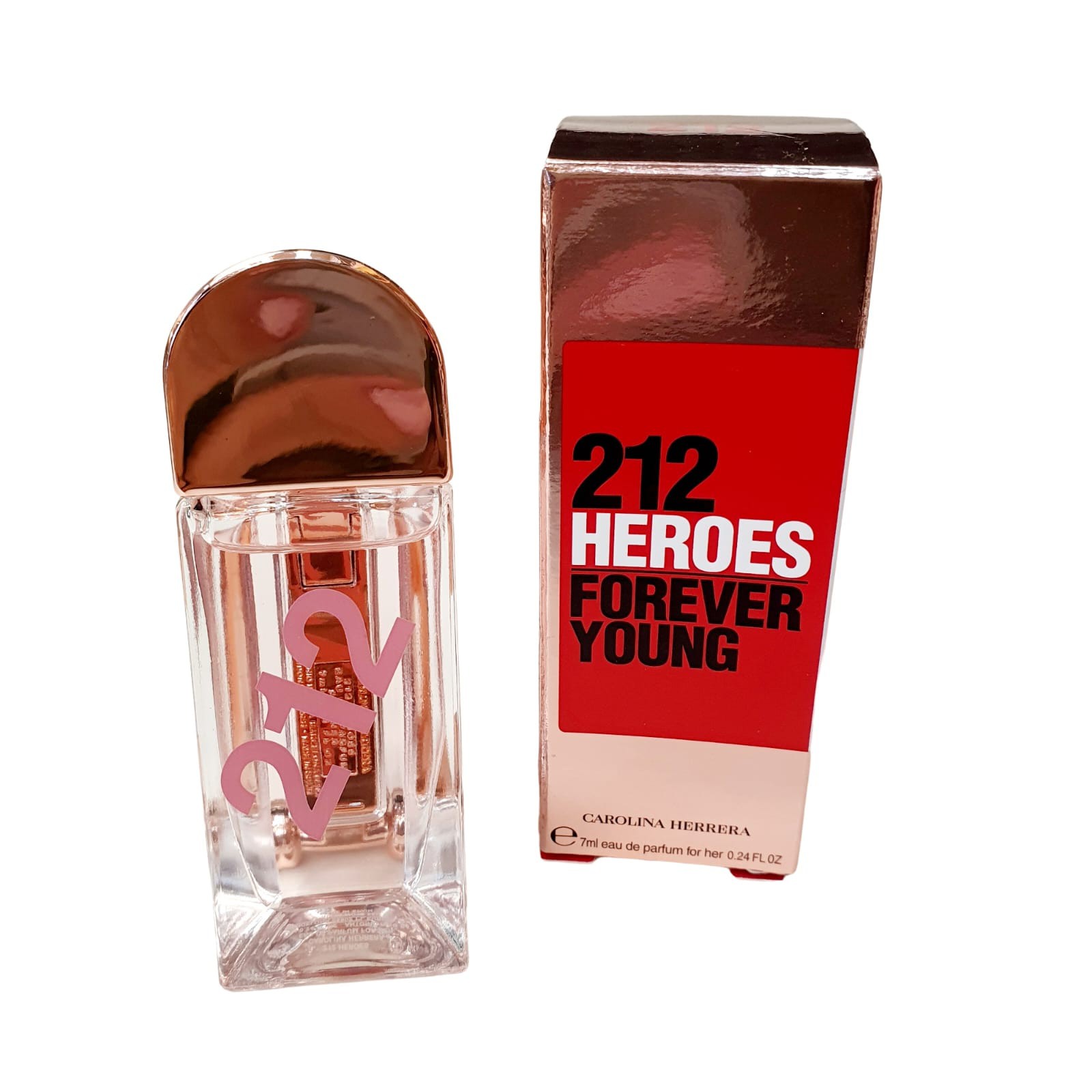 Miniatura 212 Heroes For Her Carolina Herrera – Perfume Feminino – Eau de Parfum - 7ml ...
