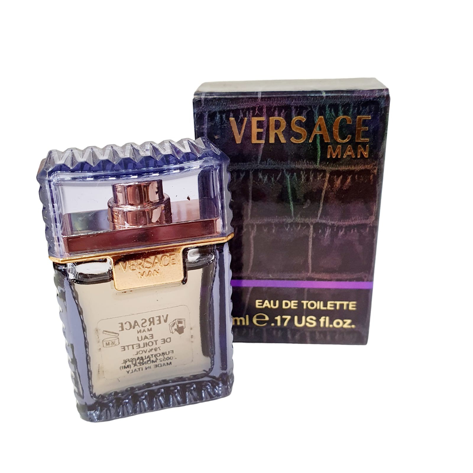 Miniatura Versace Man Edt - 5ml - Original - Kaory Perfumaria ...