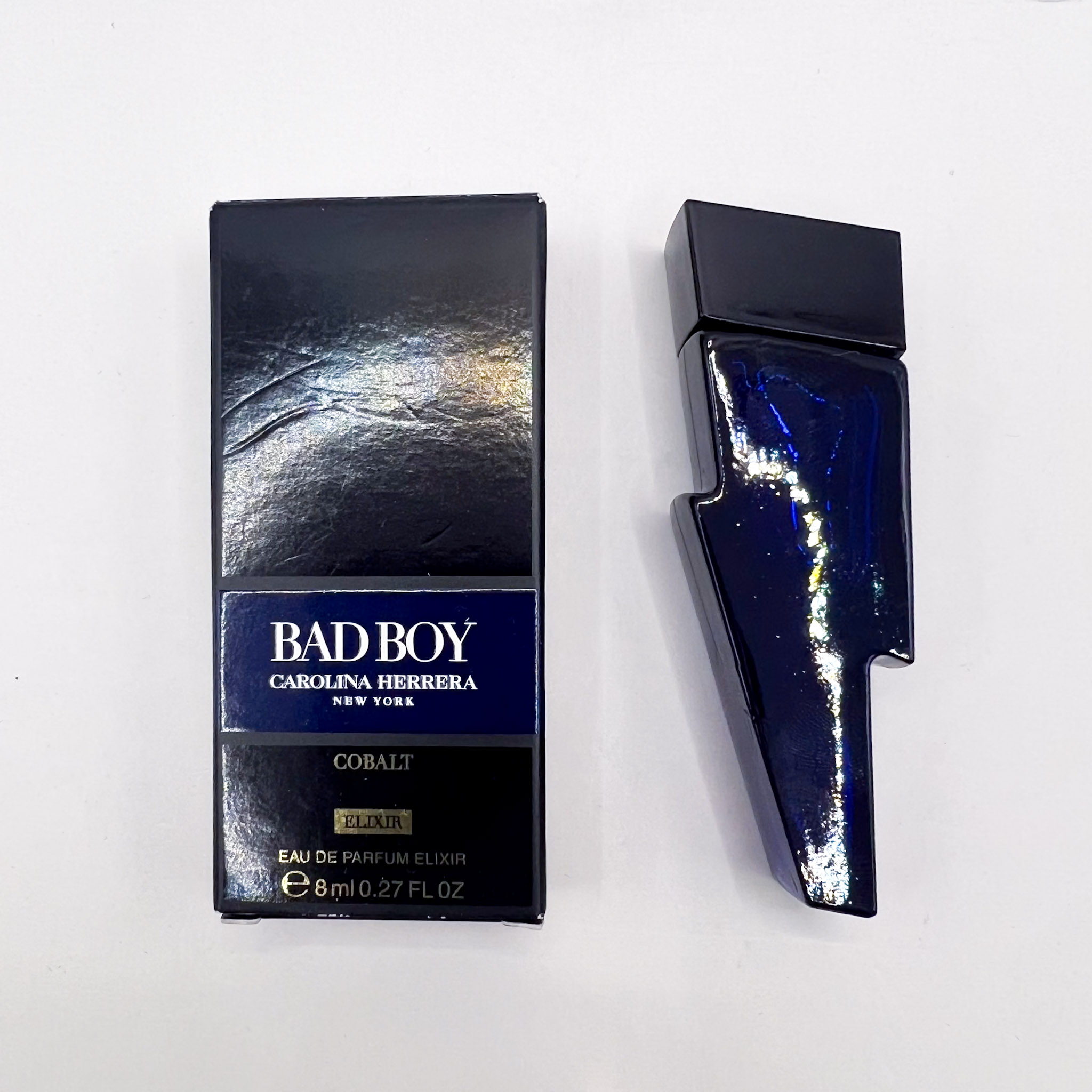Miniatura Bad Boy Elixir Cobalt - Carolina Herrera - Perfume Masculino ...