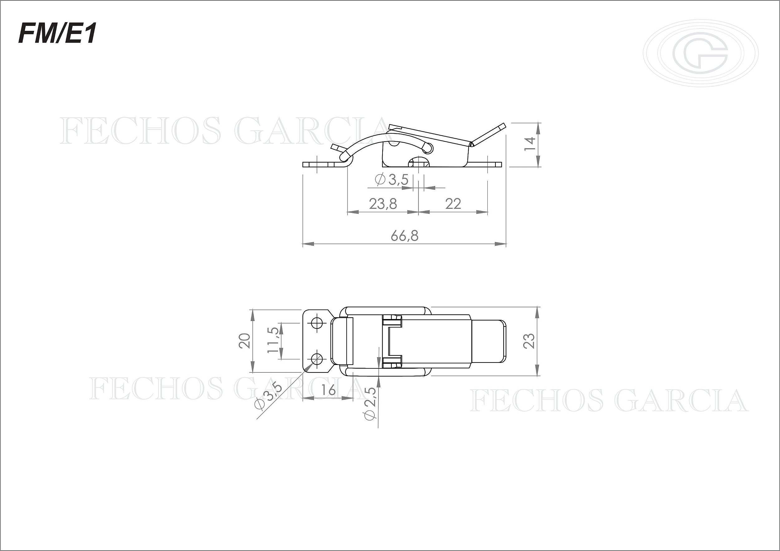 Fecho Rápido FM1/E1 ZNBR - Fechos Garcia