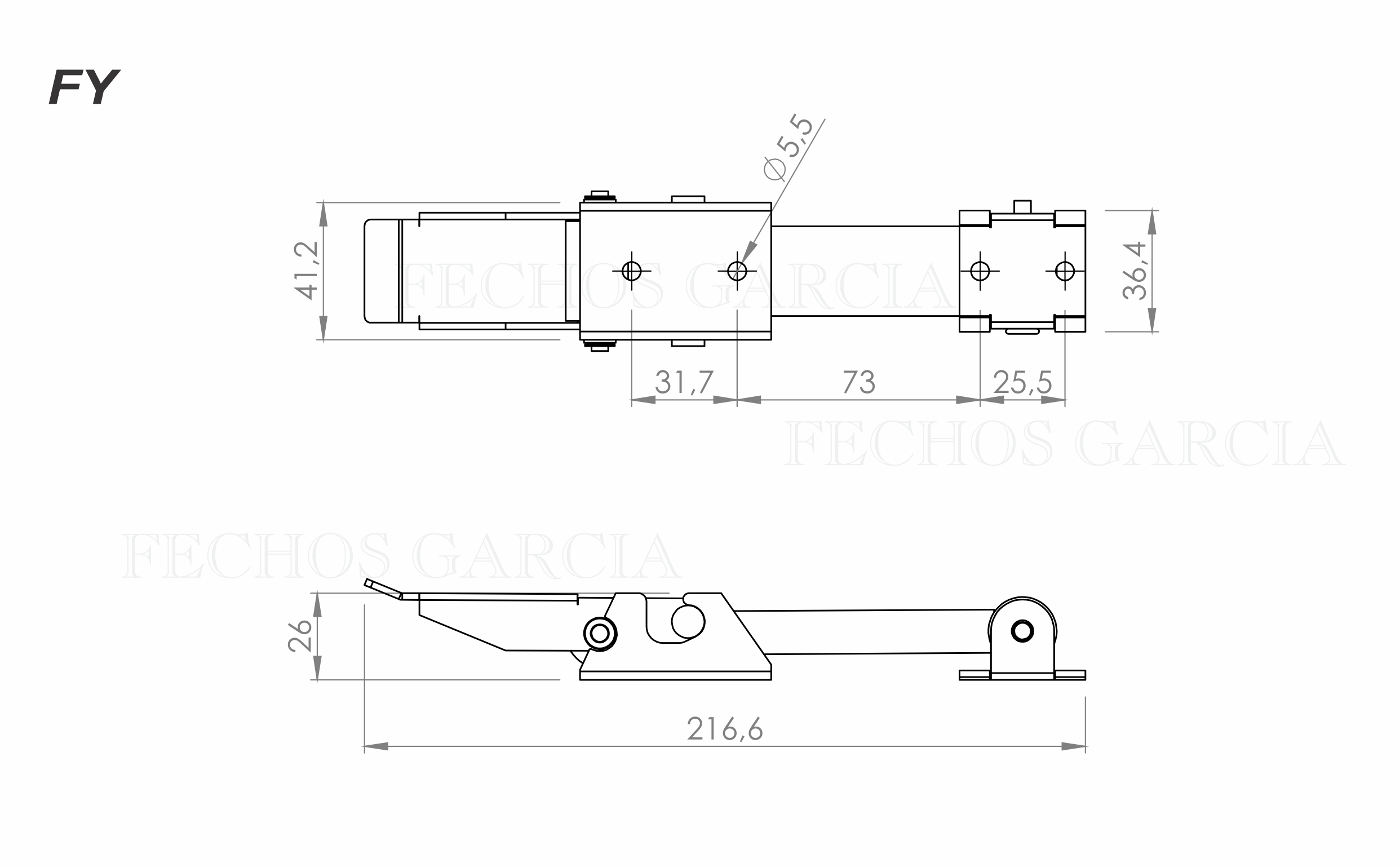 Fecho Rápido FY ZNBR - Fechos Garcia