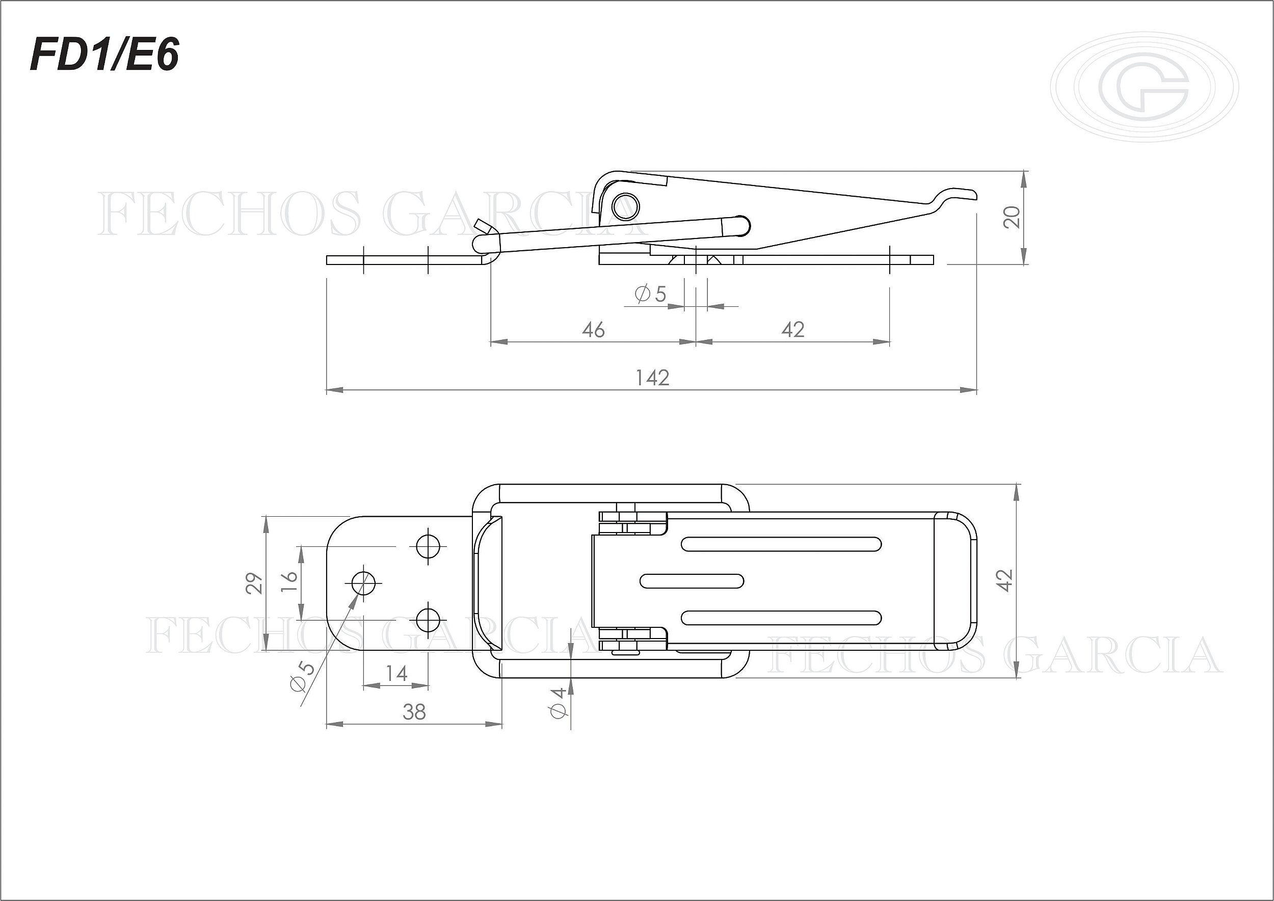 Fecho Rápido FD1 ZNPT - Fechos Garcia