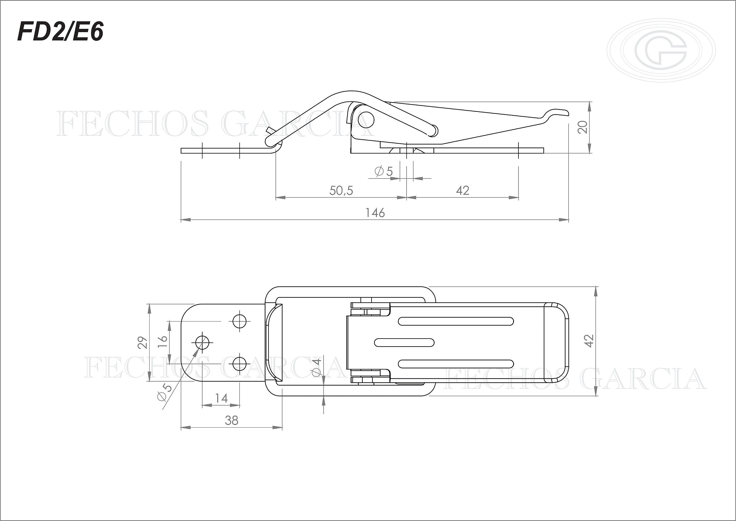 Fecho Rápido FD2 ZNPT - Fechos Garcia