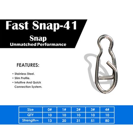 Snap BKK Fast Snap-41 - Sua Assessoria no Mundo da Pesca